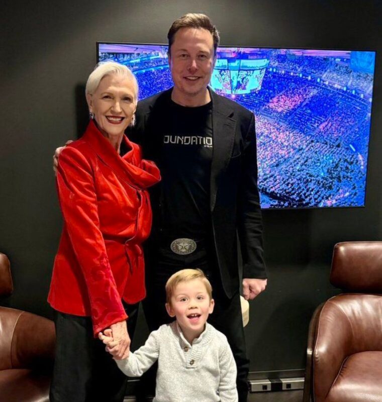 Elon Musk leker med sitt mycket charmiga barn, X XX A-12, som dök upp ...